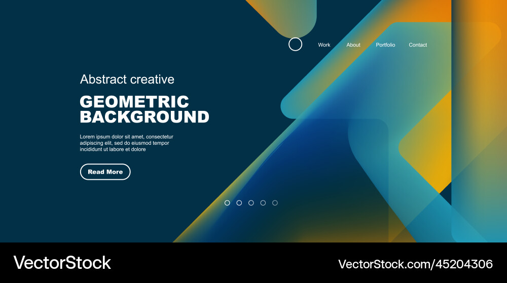 Abstract trendy geometric patterns poster with Vector Image