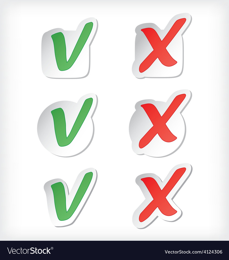 Check mark Royalty Free Vector Image - VectorStock