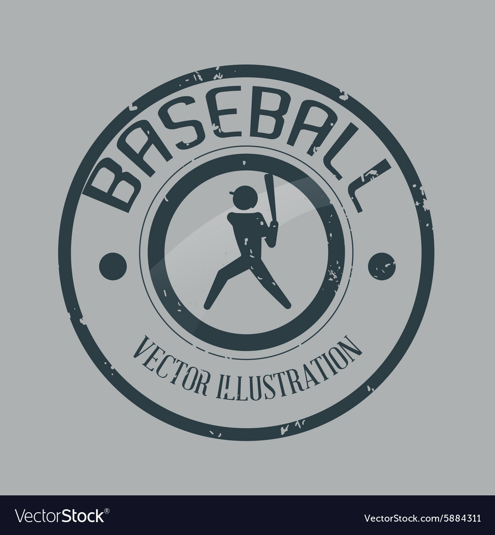 Baseball design Royalty Free Vector Image - VectorStock