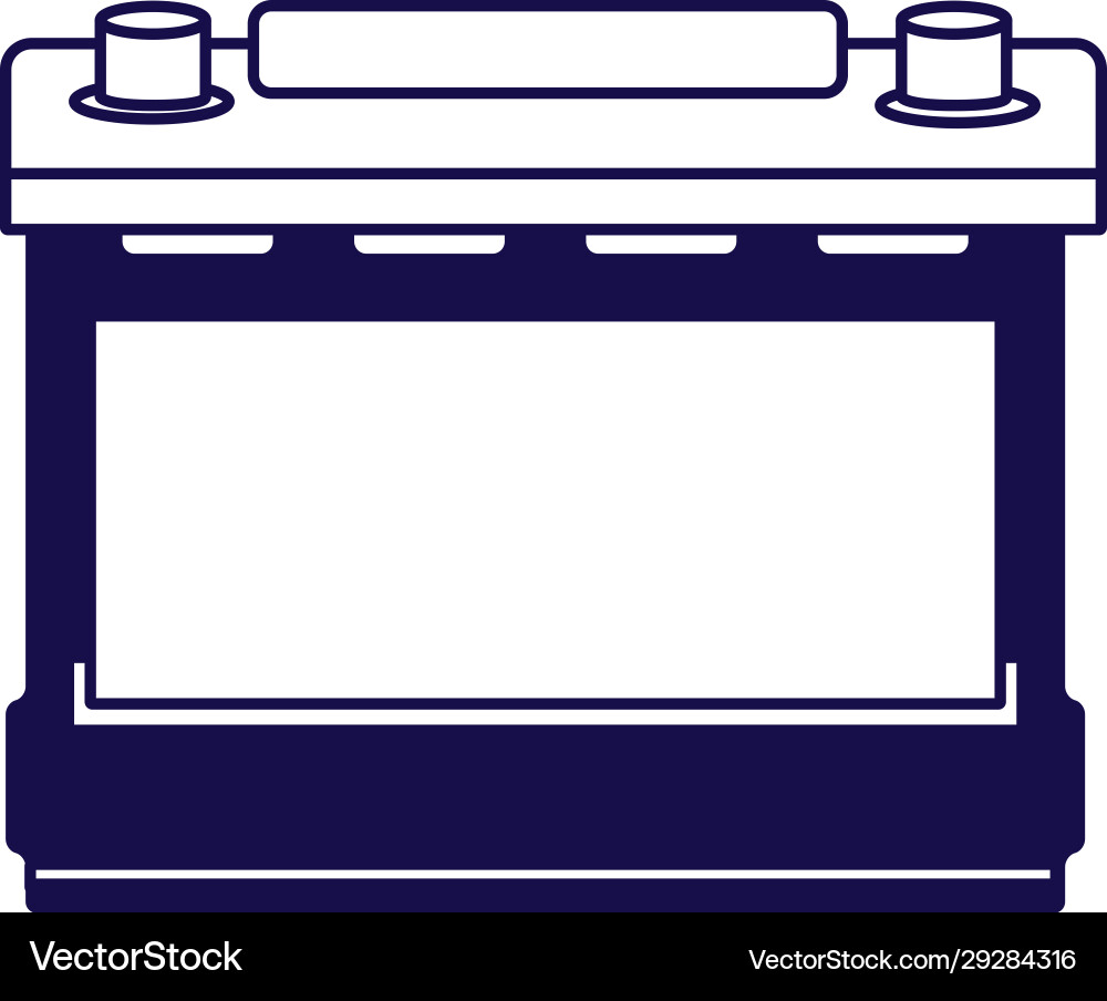 Car motor icon flat design Royalty Free Vector Image