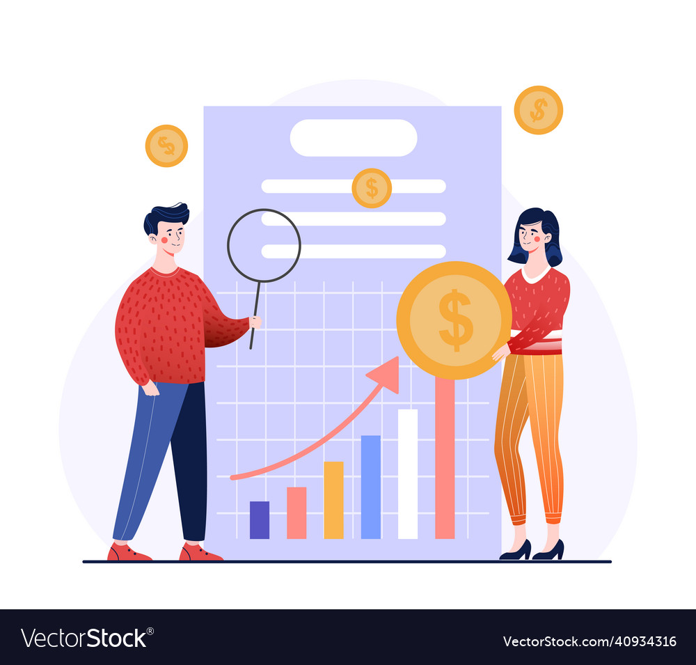 Cash flow statement Royalty Free Vector Image - VectorStock
