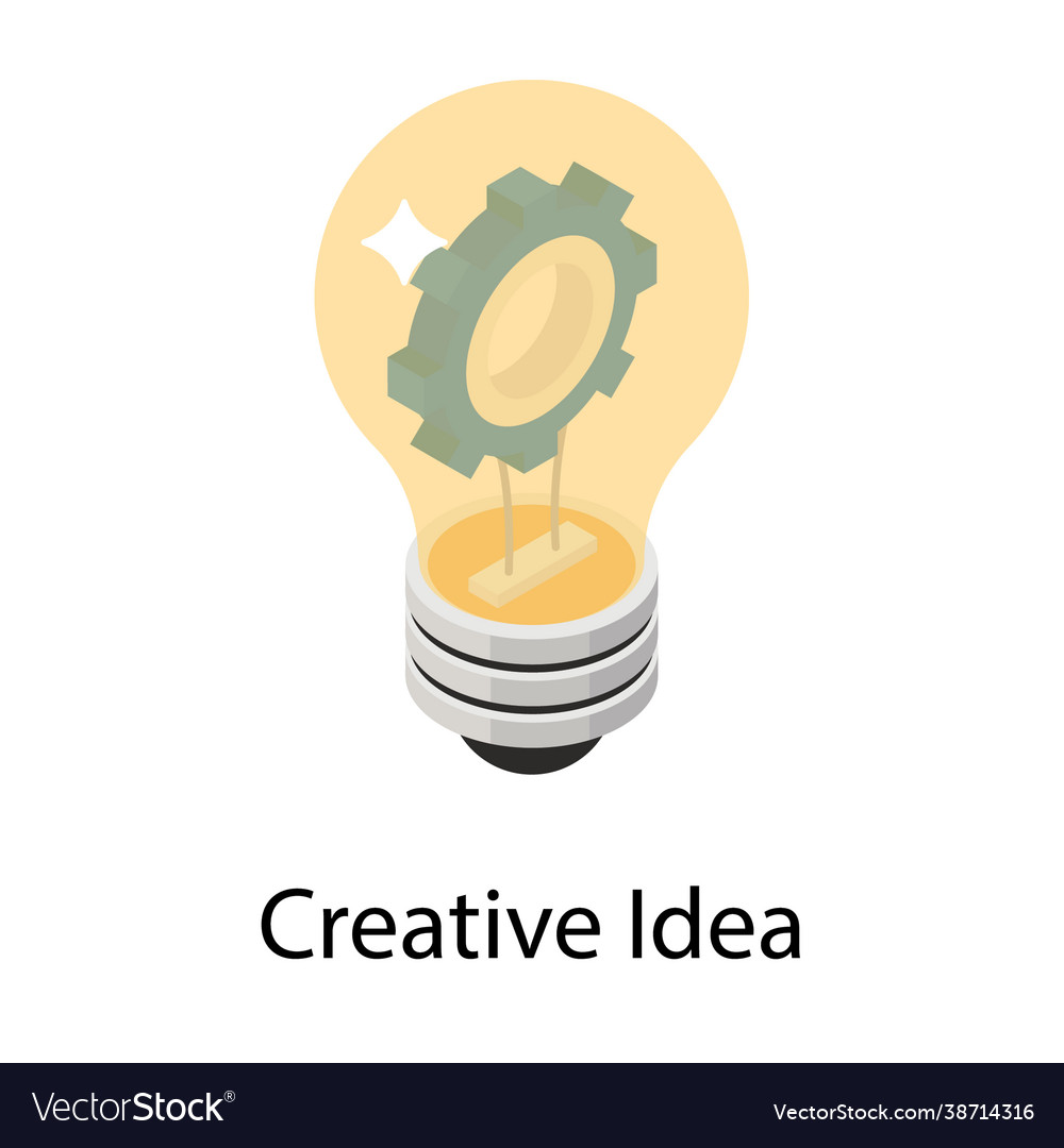 Creative idea Royalty Free Vector Image - VectorStock