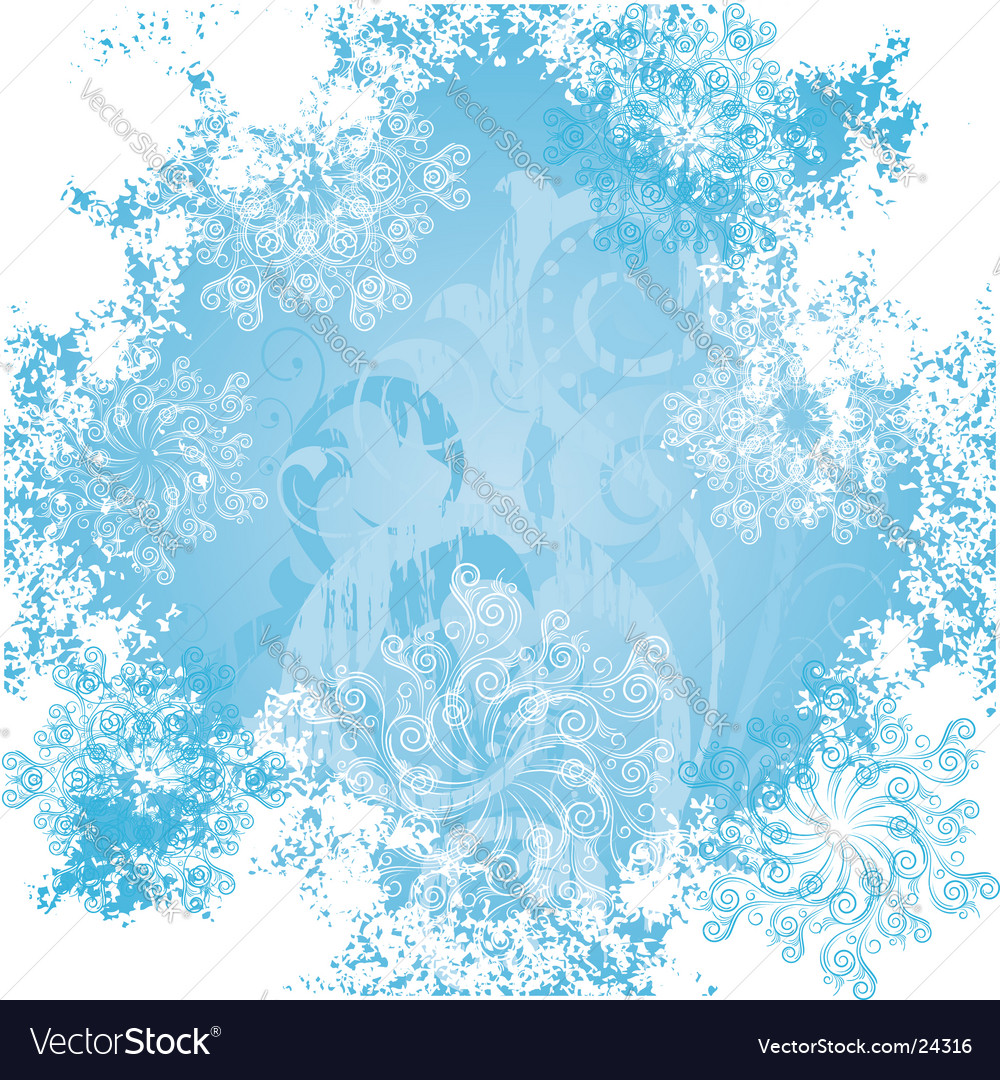 Frosty patterns Royalty Free Vector Image - VectorStock