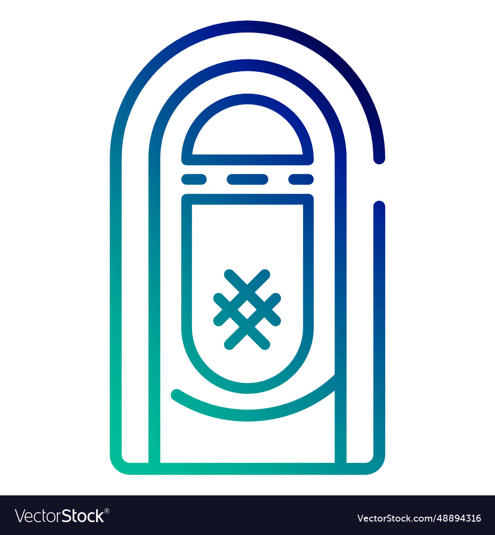 Jukebox gradient stroke Royalty Free Vector Image