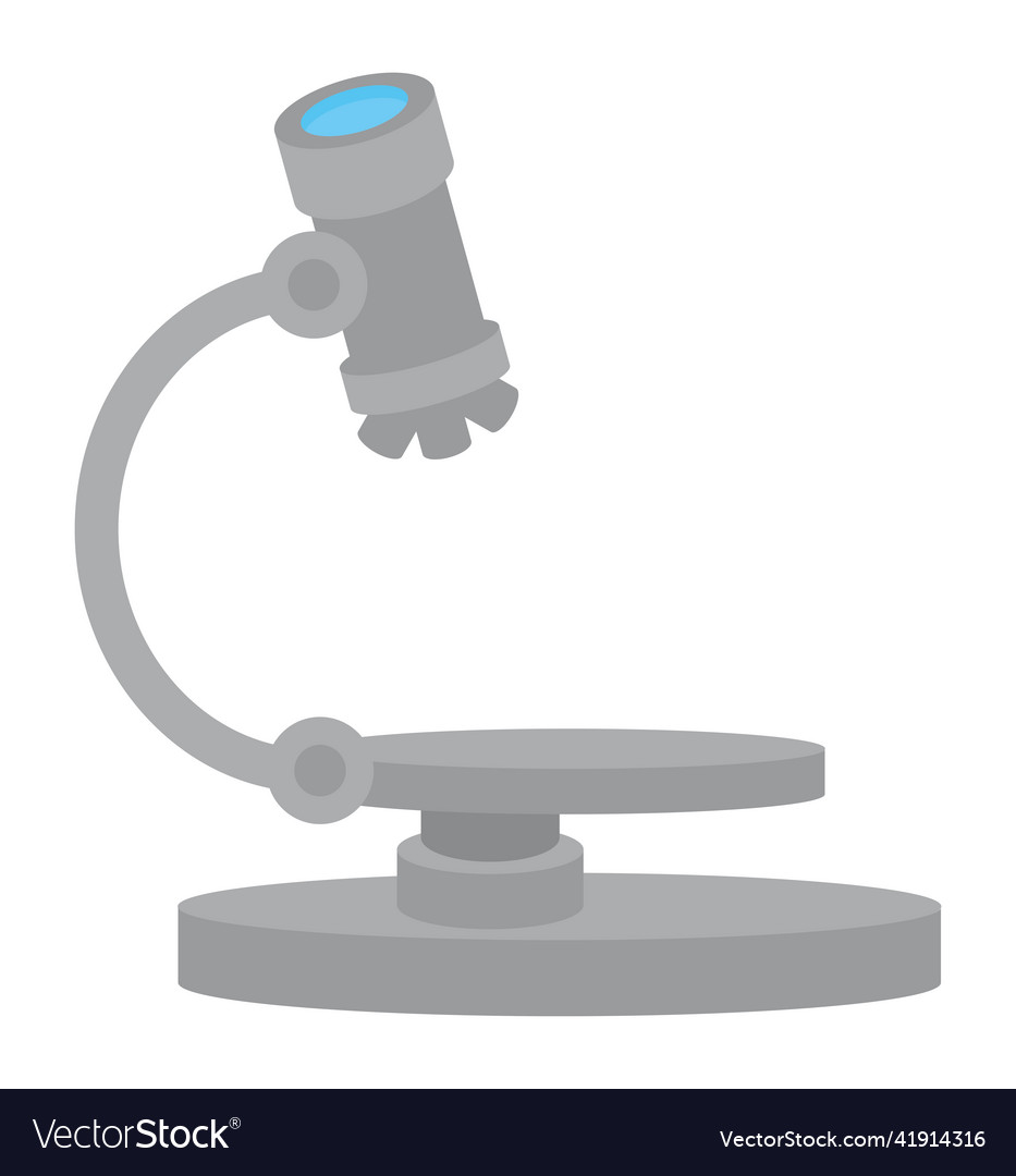 Laboratory microscope science Royalty Free Vector Image