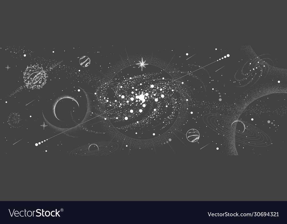 Astrology background Royalty Free Vector Image
