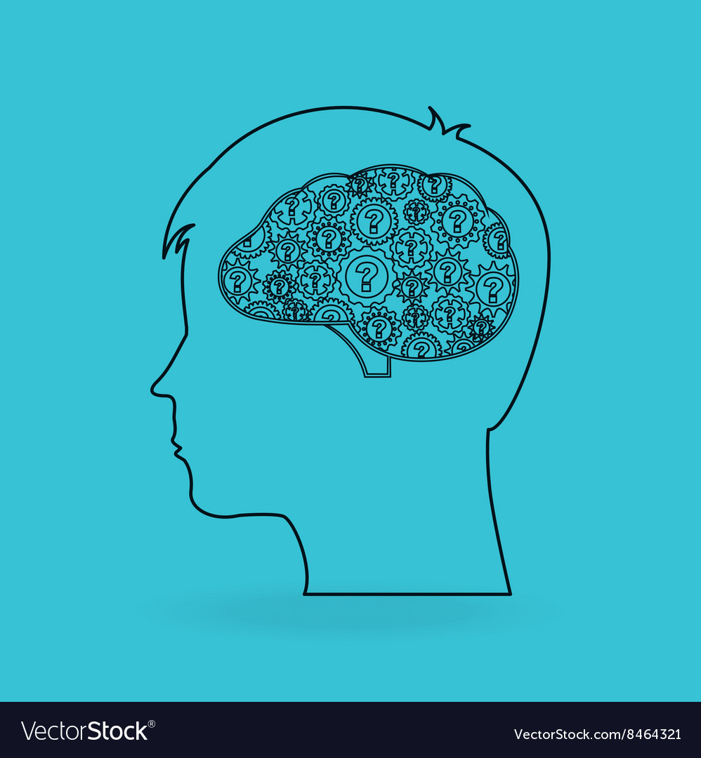 Brain storm design Royalty Free Vector Image - VectorStock