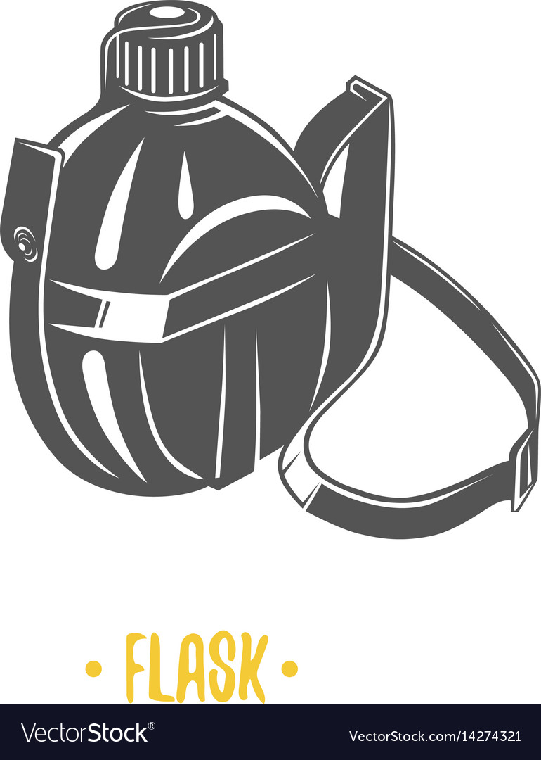 Flask Royalty Free Vector Image - VectorStock
