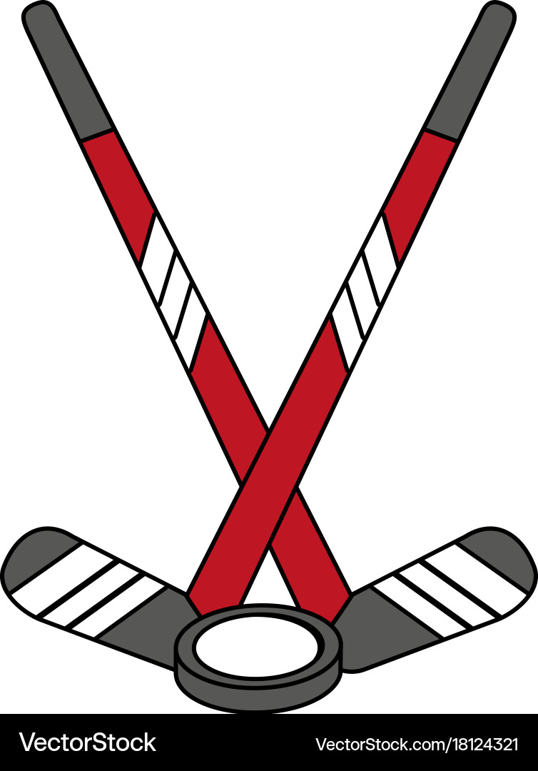 Hockey Sticks And Puck Clipart Hockey Stick And Puck Clip Art 53359130