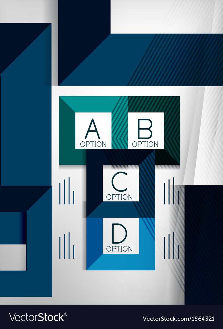 Infographic abstract background Royalty Free Vector Image