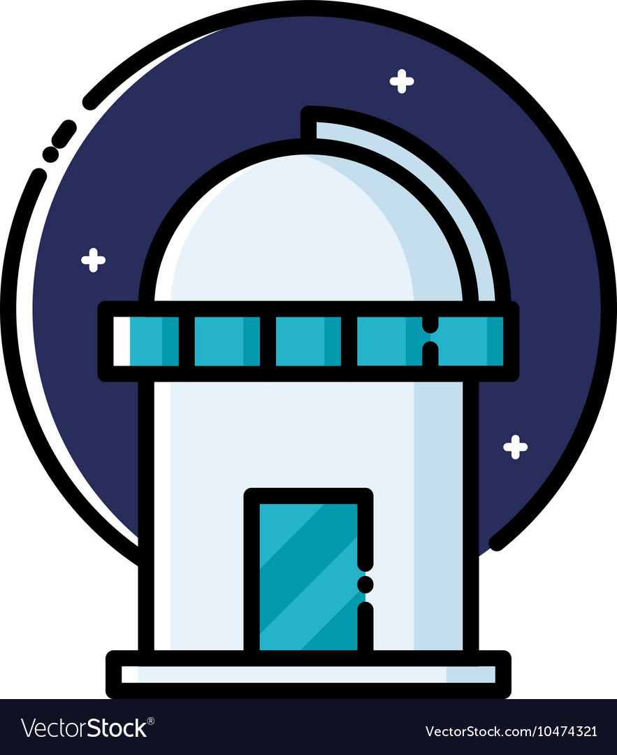 Observatory Royalty Free Vector Image - VectorStock