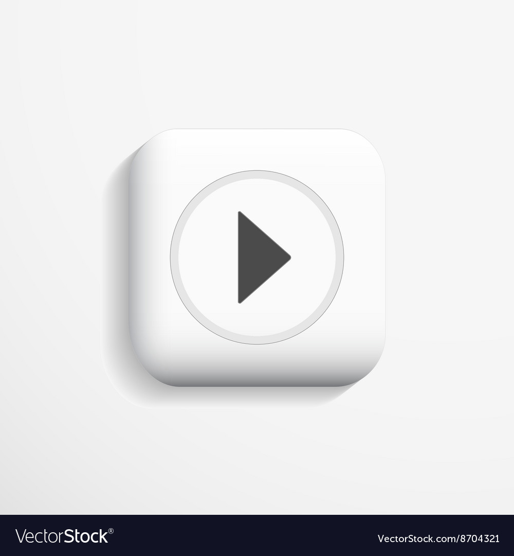Play icon Royalty Free Vector Image - VectorStock