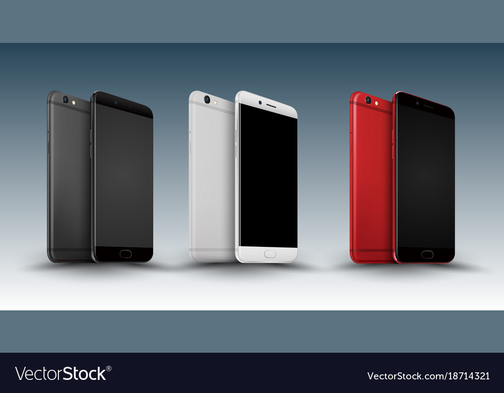 Smartphone mockup Royalty Free Vector Image - VectorStock