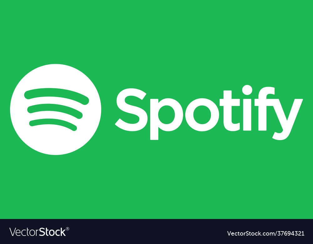 Spotify logo Royalty Free Vector Image - VectorStock