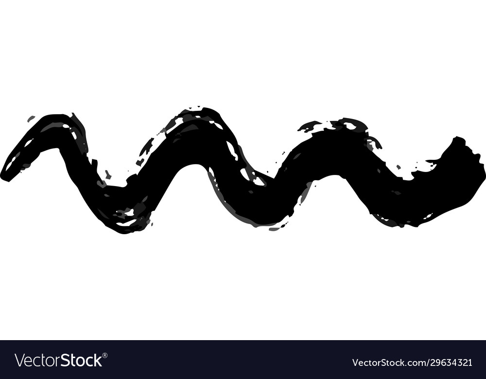 Variation handwritten horizontal lines Royalty Free Vector