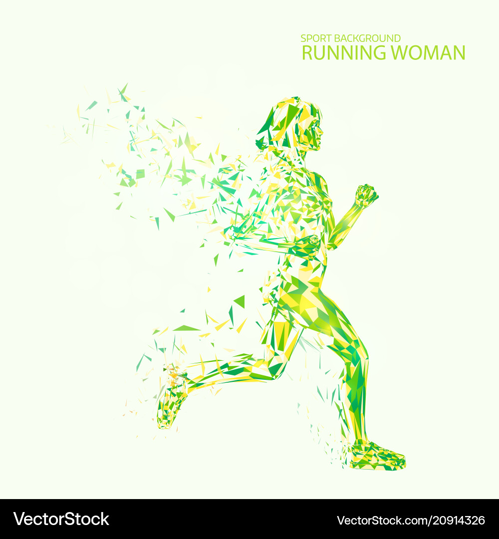 Abstract fitness background Royalty Free Vector Image