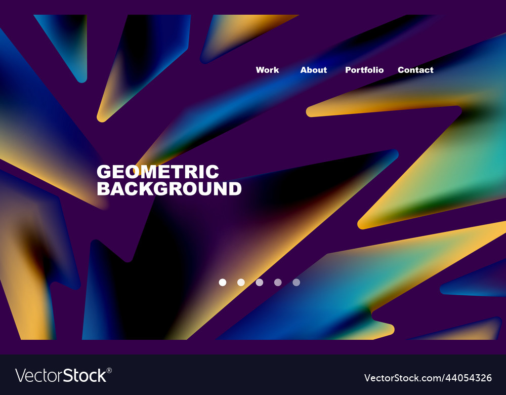 Shards shape composition abstract background web Vector Image