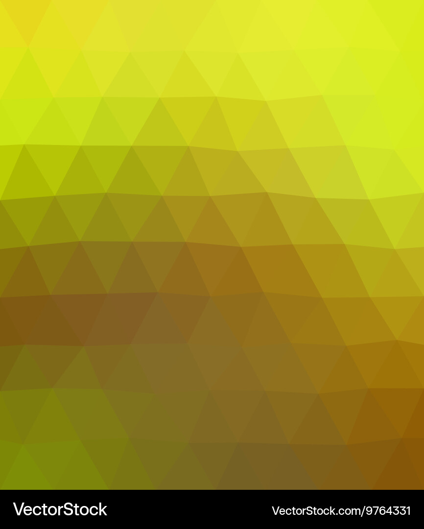 Abstract geometric background in yellow and brown Vector Image