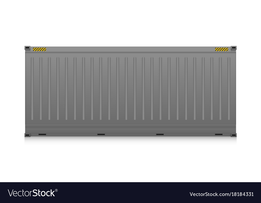Cargo container Royalty Free Vector Image - VectorStock