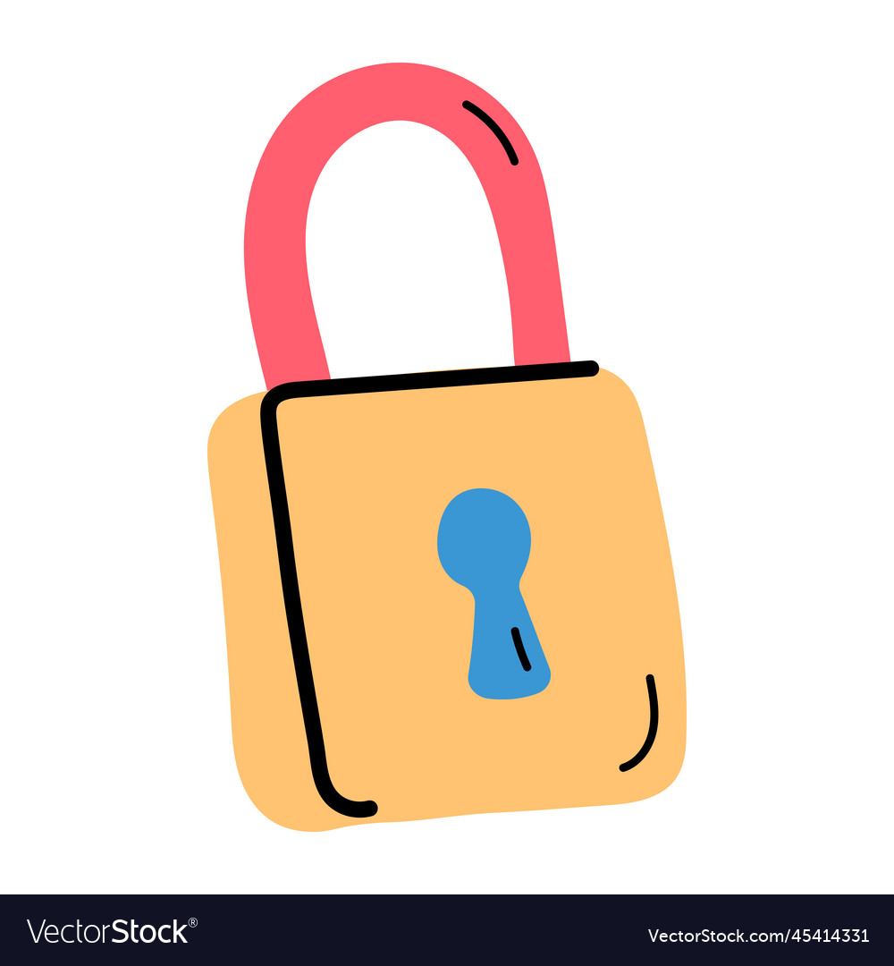 Lock Royalty Free Vector Image - VectorStock