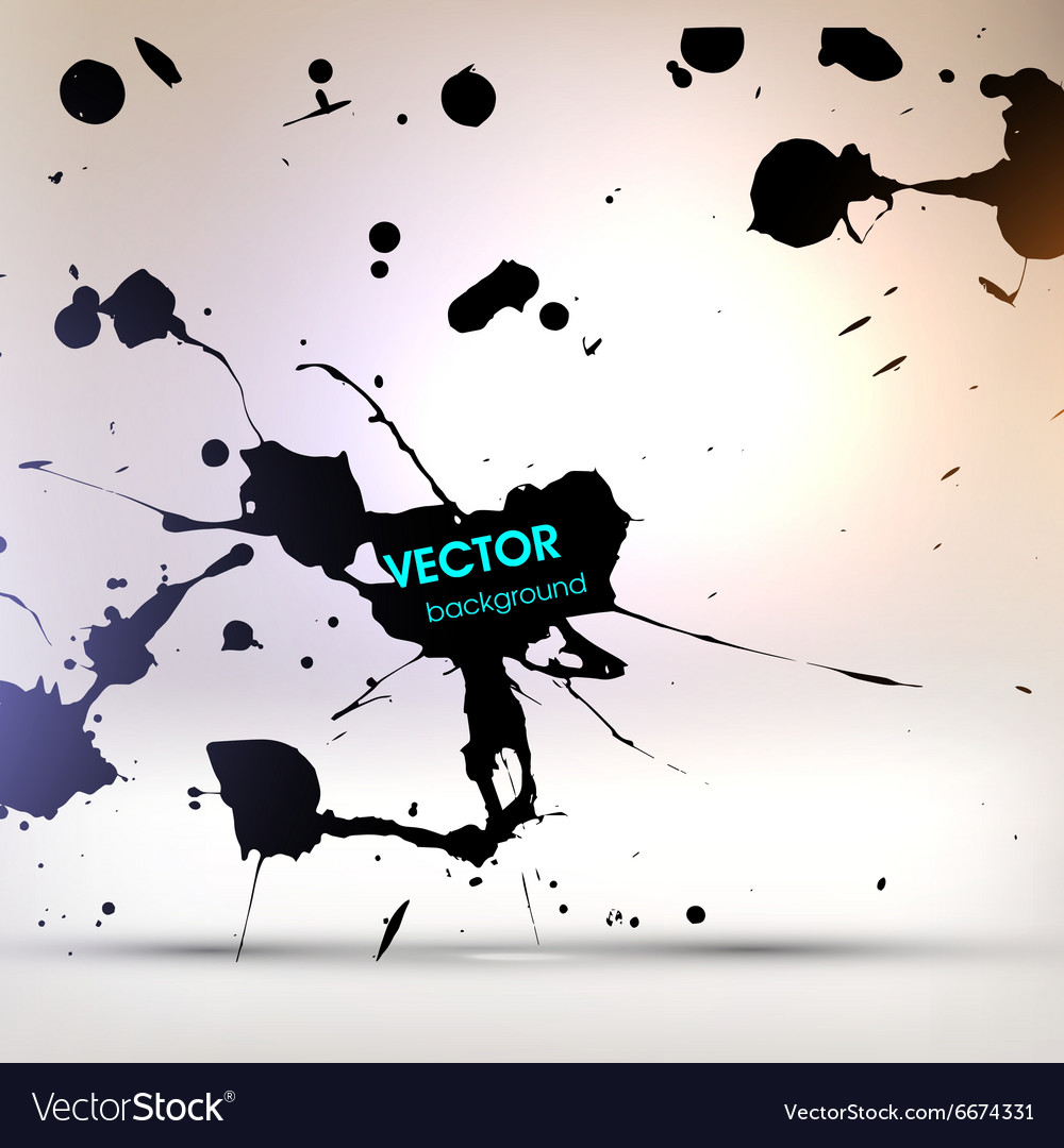 Paint splash background Royalty Free Vector Image