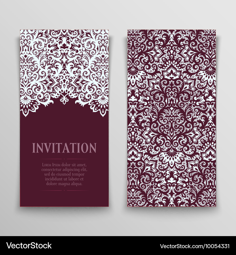 Set of greeting cards Royalty Free Vector Image