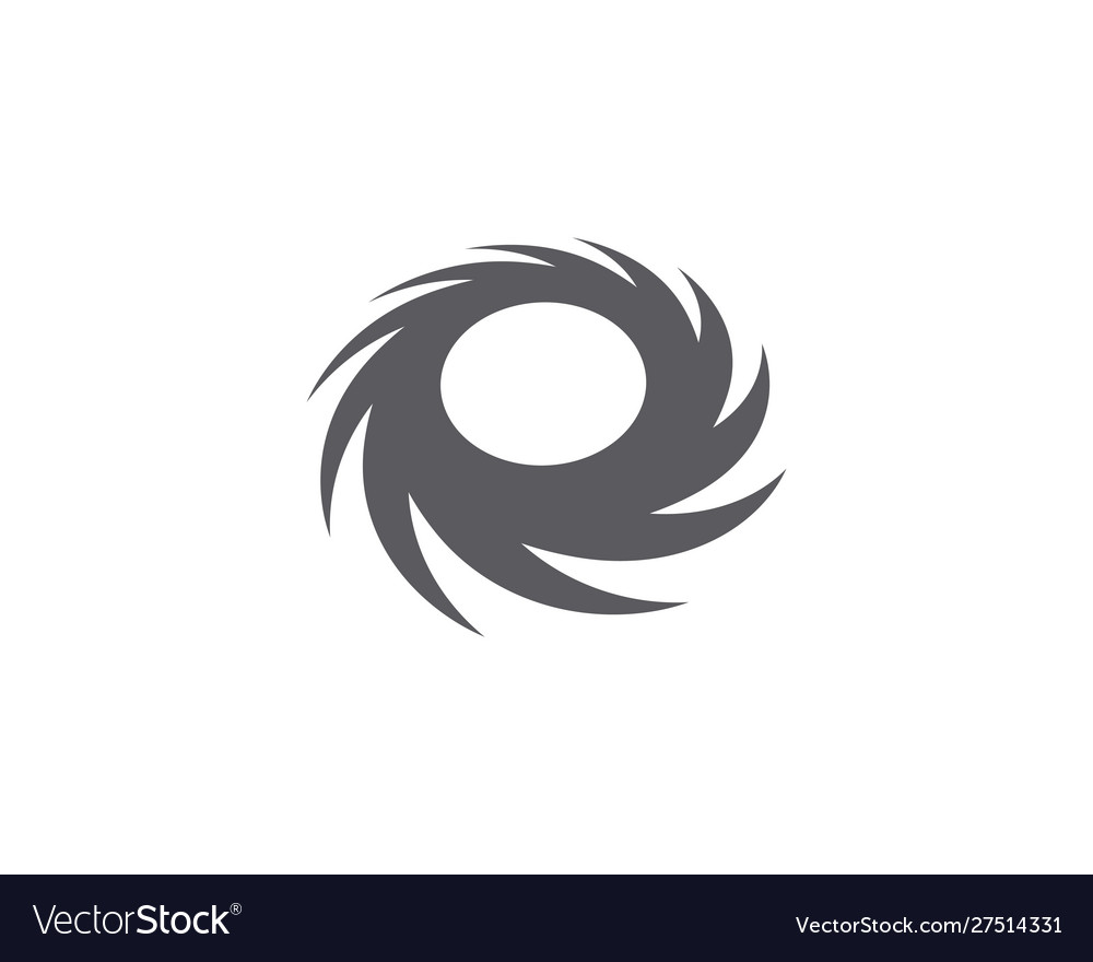 Vortex icon template Royalty Free Vector Image