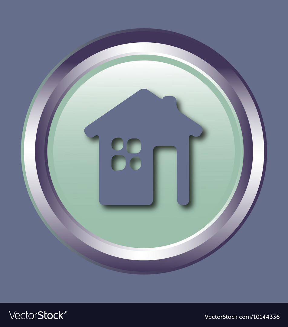 Save home concept button Royalty Free Vector Image