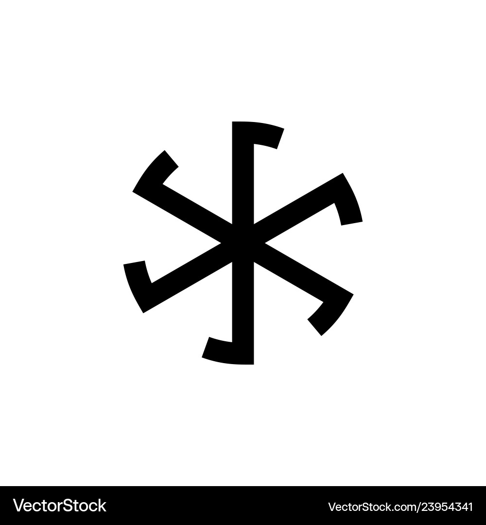 Religion symbol paganism icon element of Vector Image