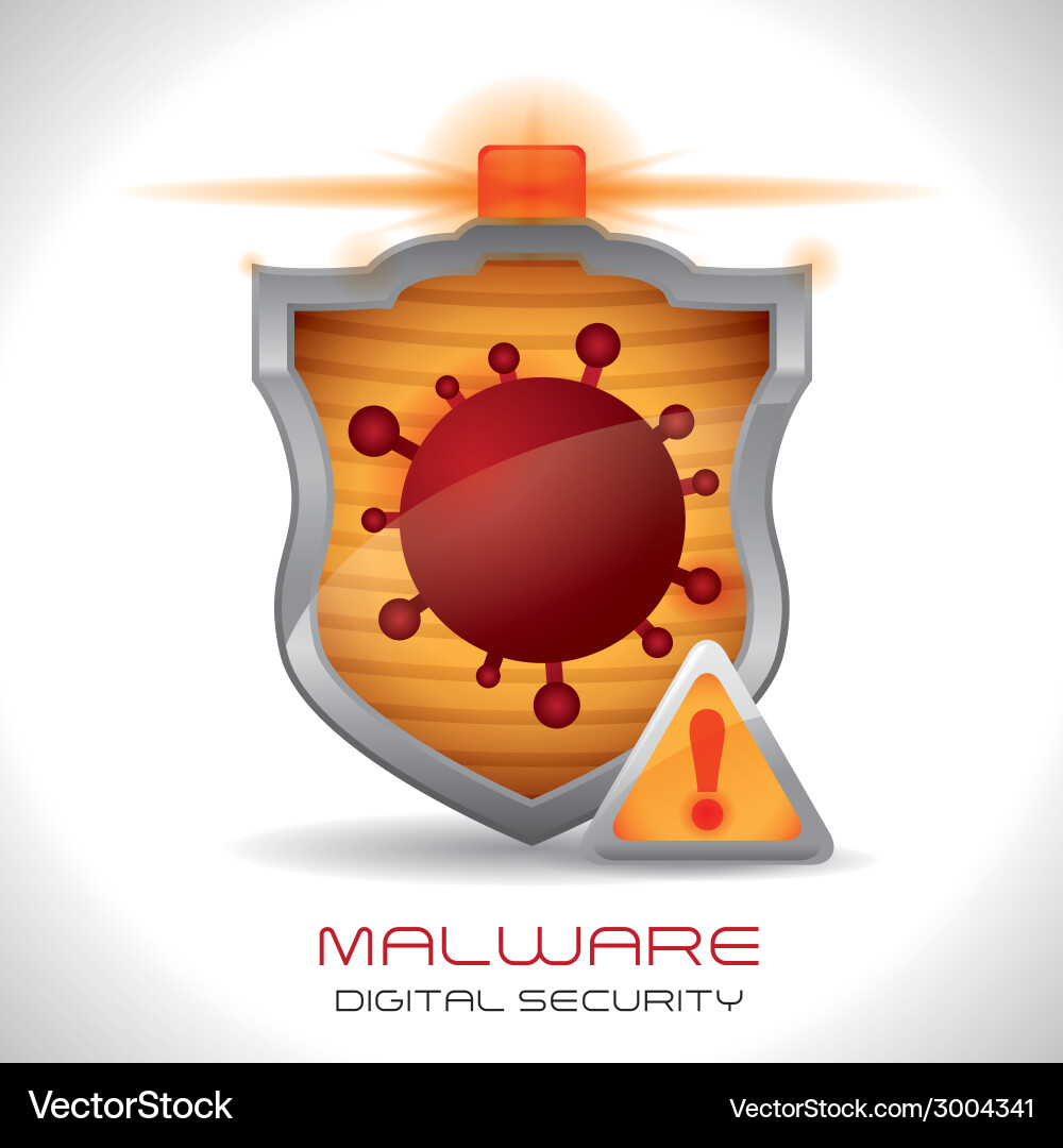 Security system over gray background Royalty Free Vector