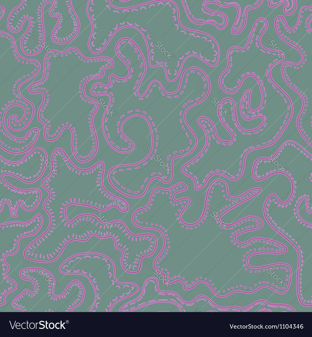 Abstract shapes seamless pattern Royalty Free Vector Image