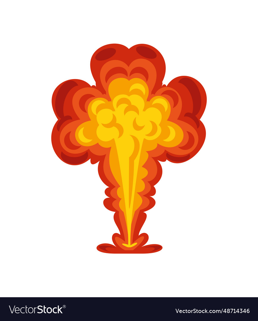Explosion effect bubble icon Royalty Free Vector Image