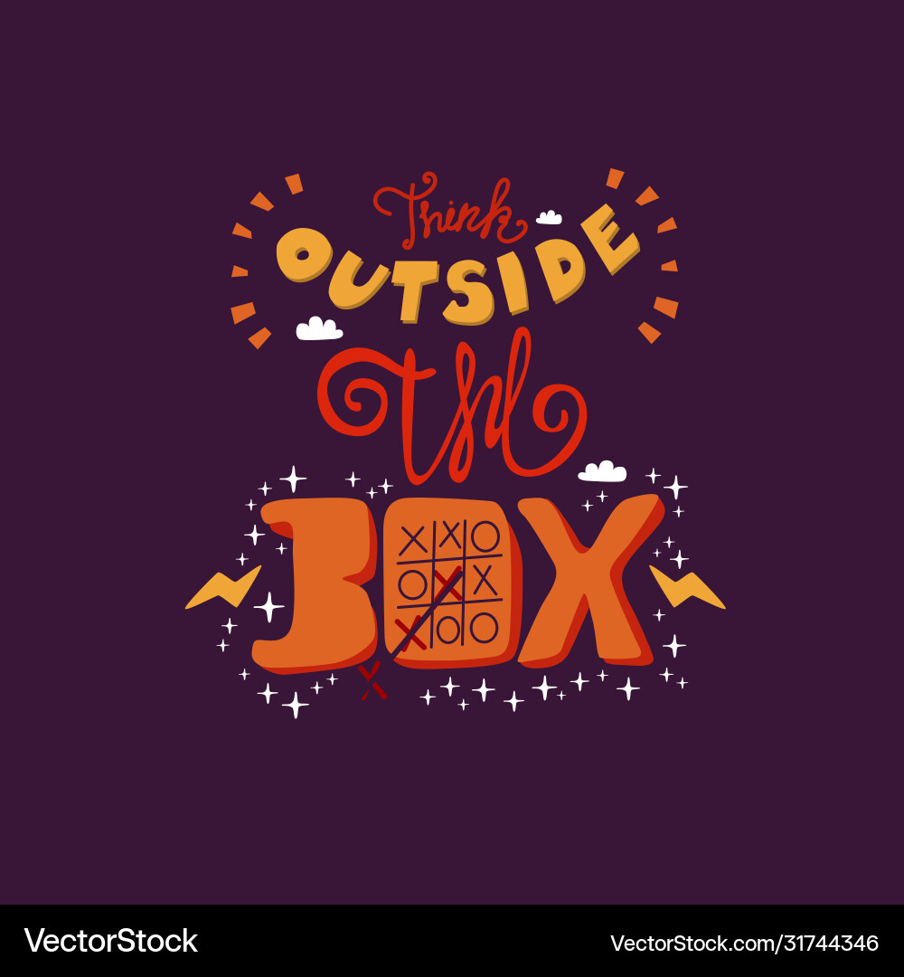 Funny hand drawn motivating calligraphy lettering Vector Image