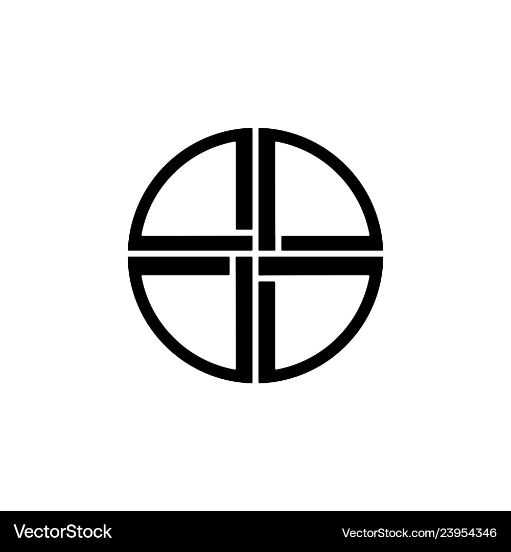 Religion symbol paganism icon element of Vector Image