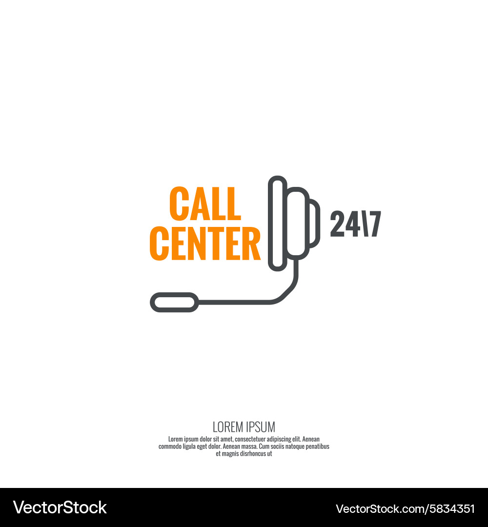 Abstract background with telephone and handset Vector Image