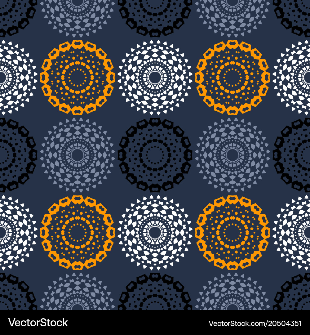 Path of endeavour symmetry seamless pattern Vector Image