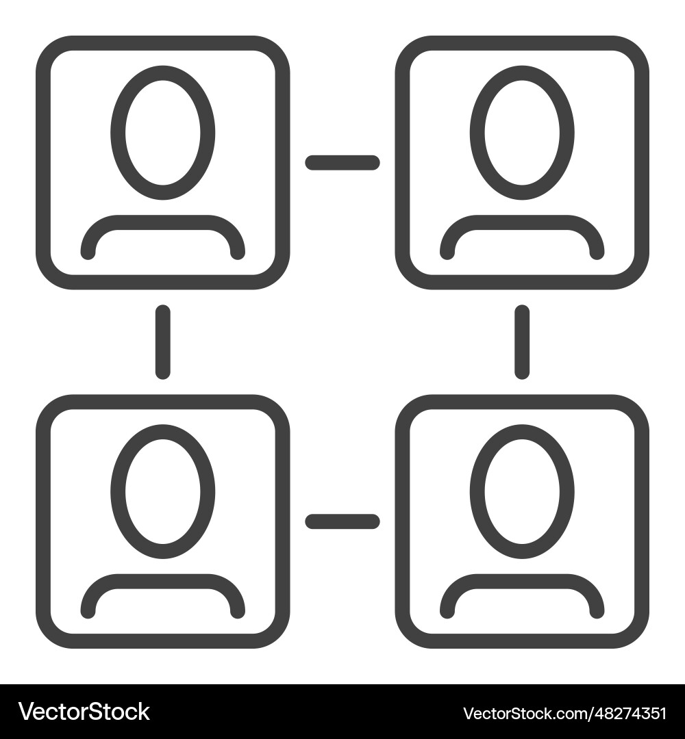 Sociology science with people concept outline Vector Image