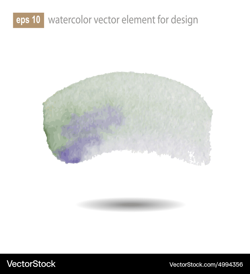 Abstract watercolor art paint on white background Vector Image