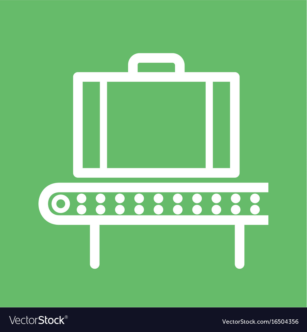 Checking bag Royalty Free Vector Image - VectorStock