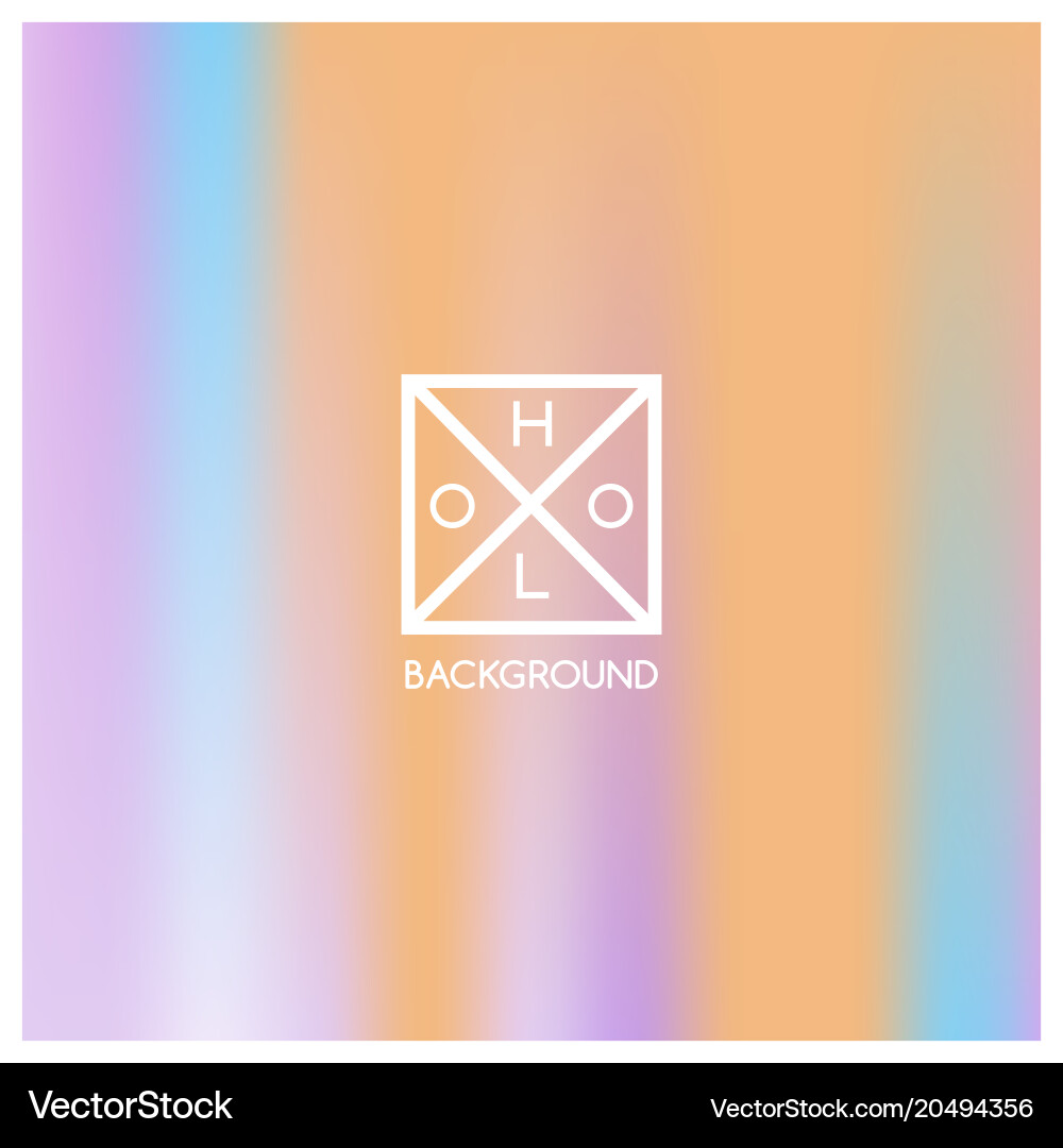 Holographic background holo sparkly cover Vector Image