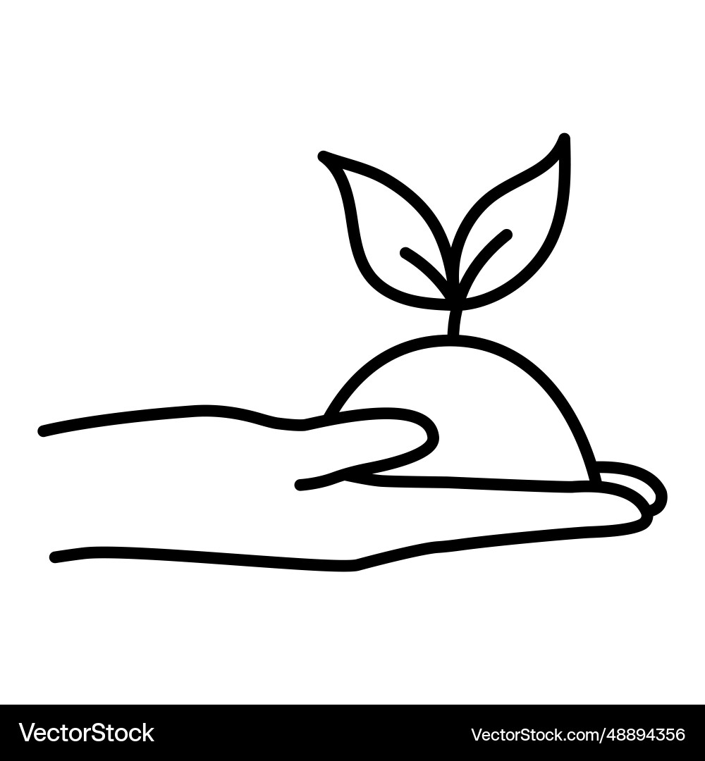 Icon with zero emission symbol concept greenhouse Vector Image