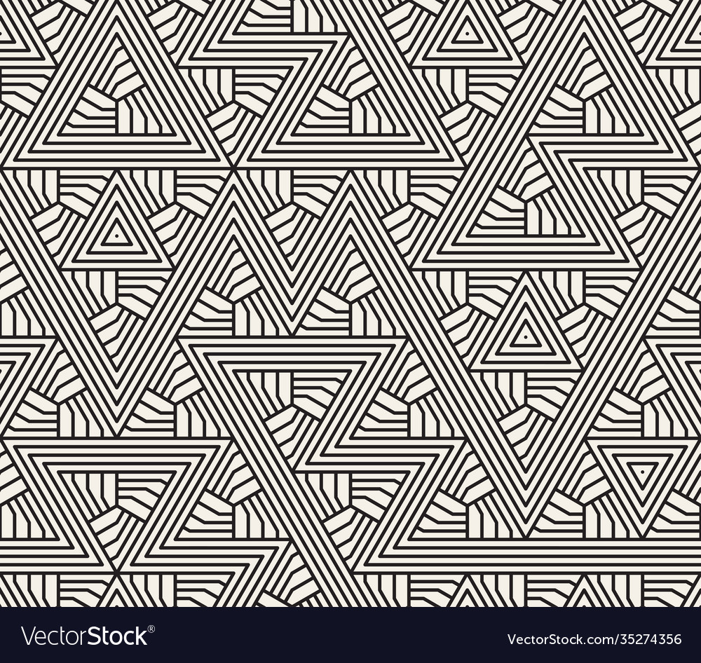 Seamless geometric pattern irregular lines Vector Image