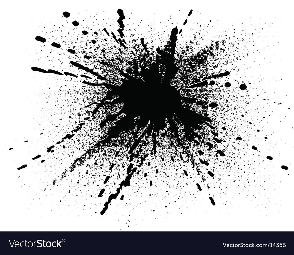 Splattered Royalty Free Vector Image - VectorStock
