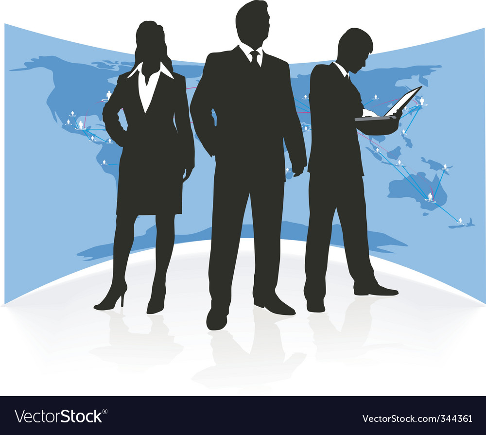 Business team Royalty Free Vector Image - VectorStock