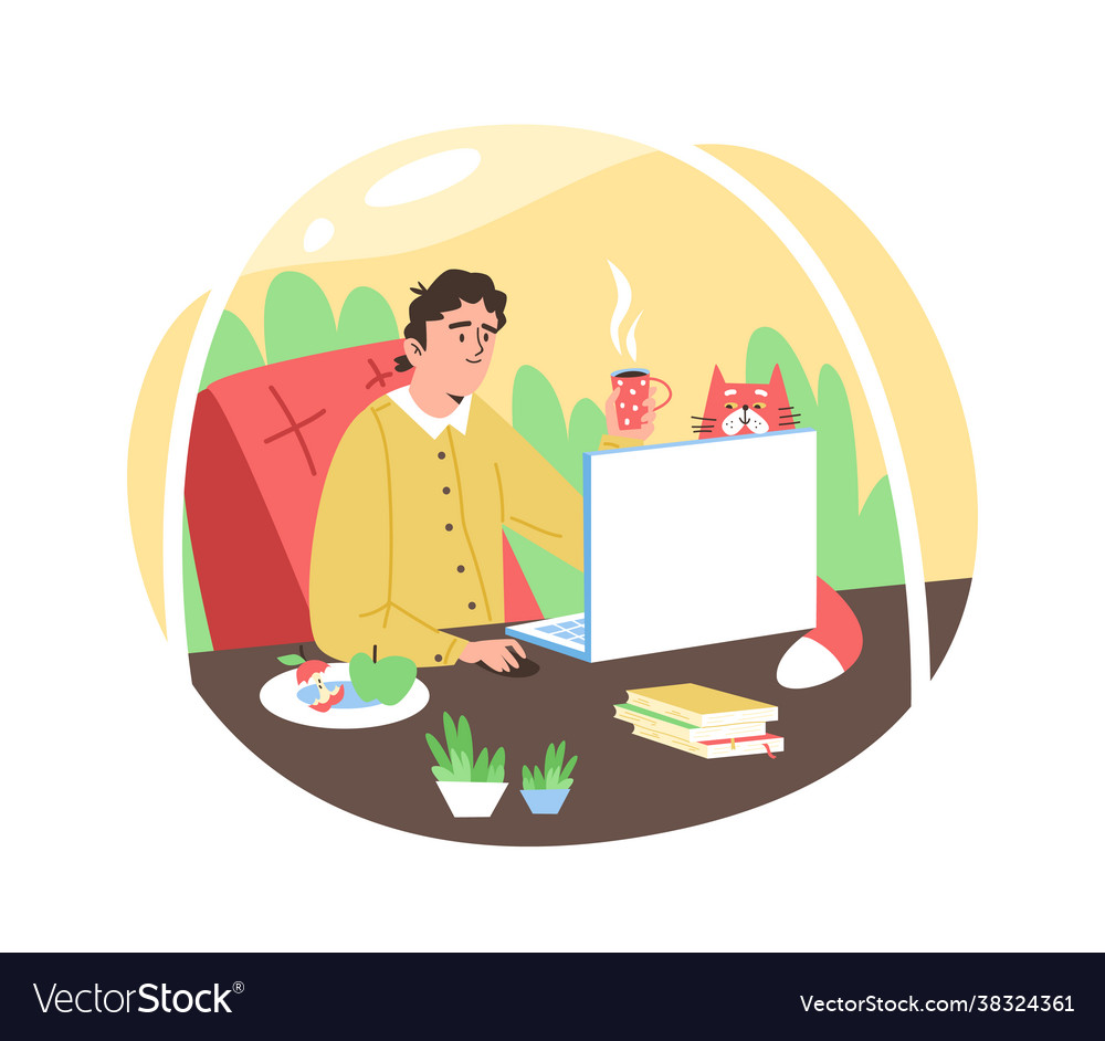 Isolated on white background Royalty Free Vector Image