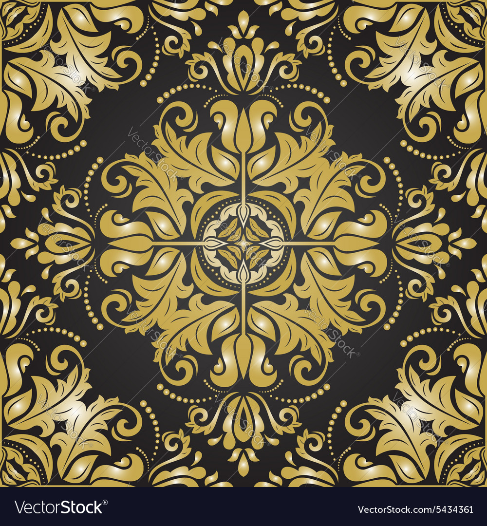 Seamless orient background Royalty Free Vector Image