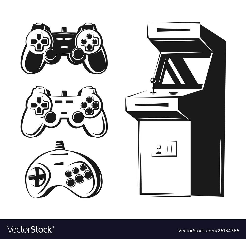 Arcade machine Royalty Free Vector Image - VectorStock