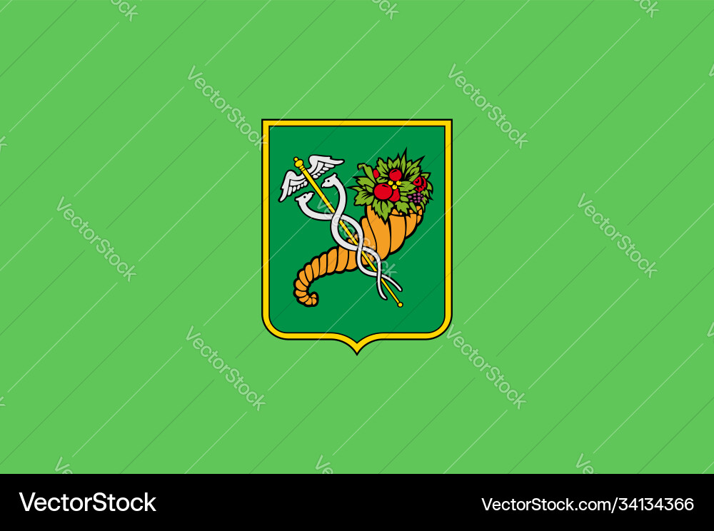 Flag kharkiv city ukraine Royalty Free Vector Image