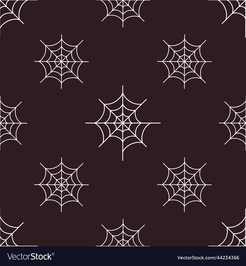 Halloween seamless pattern collection with spider Vector Image