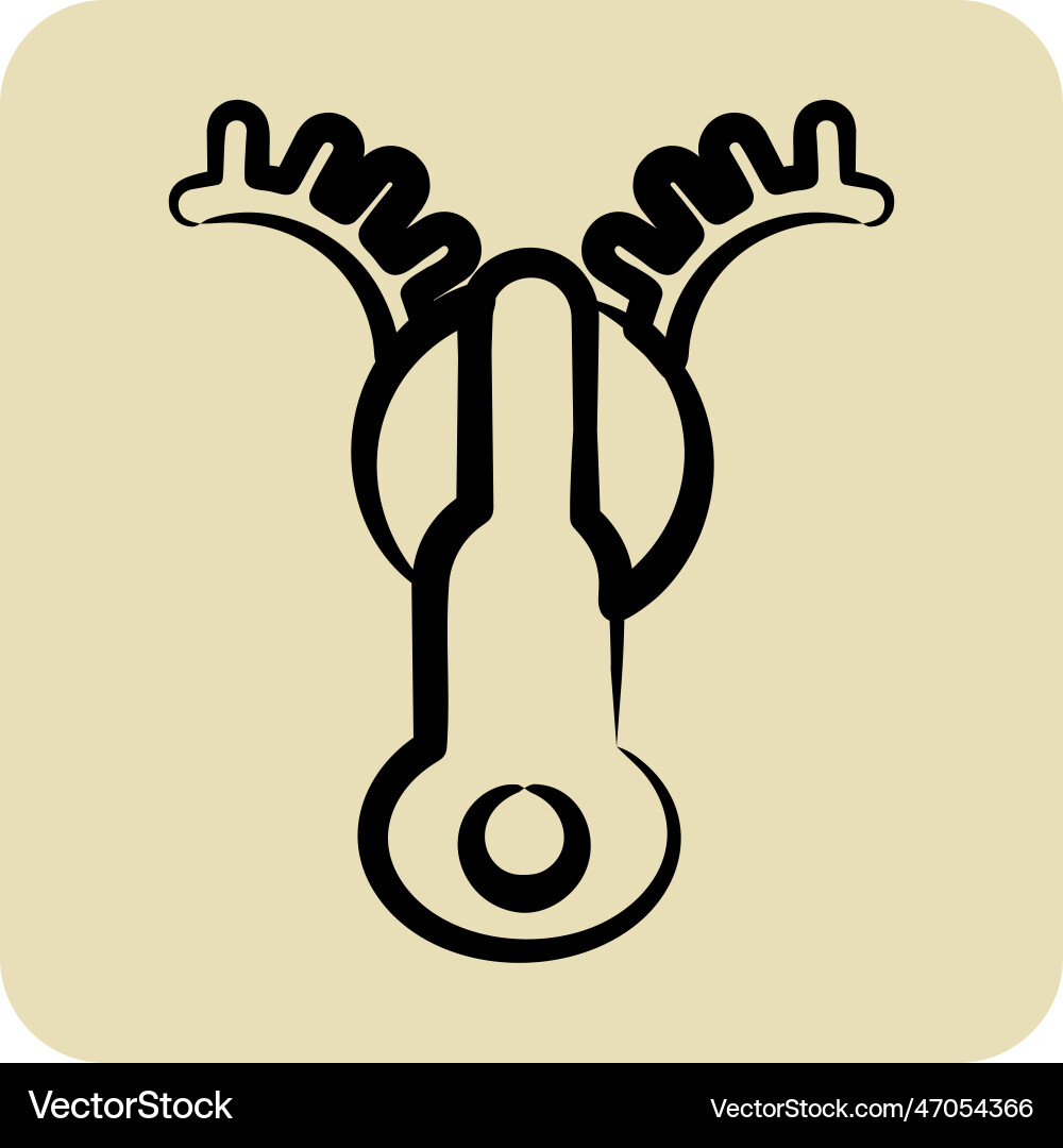 Icon access zip suitable for sportswear symbol Vector Image